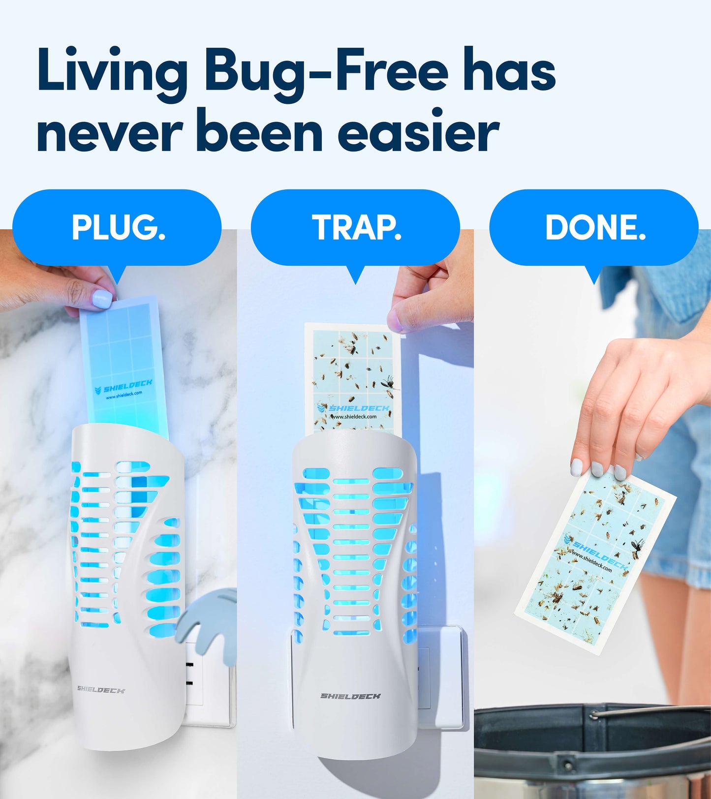 The BuzzTrap (White) - Next-Gen Fruit Fly, Gnat, Mosquito & Fly Trap ...